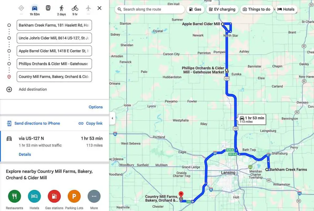 Best Michigan Cider Mills for Fall Day Trips (Four Routes + Map)
